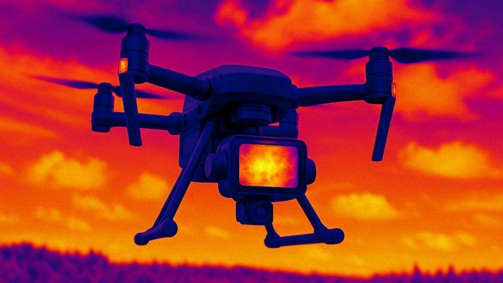 Dron térmico